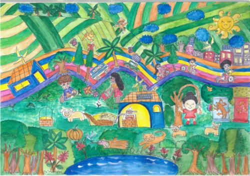 Brasileiro de 11 anos ganha concurso da ONU: desenho sustentável - Só ... Brasileiro de 11 anos ganha concurso da ONU: desenho sustentável - Só ...