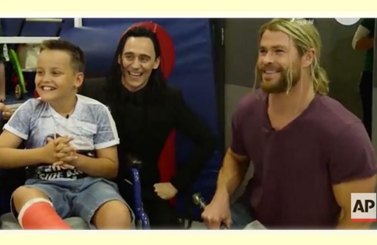 "Thor" faz visita surpresa a crianças internadas em hospital: assista ...