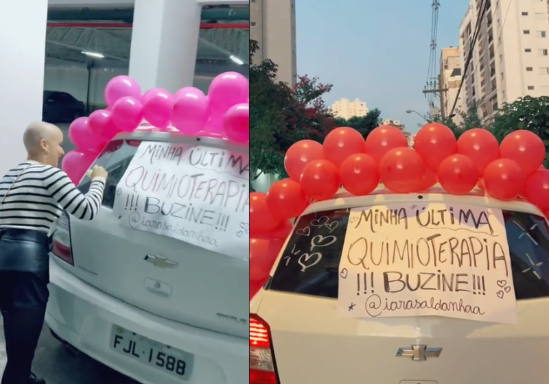 Buzinaço emociona mulher que venceu 3 vezes o câncer e fez última ...